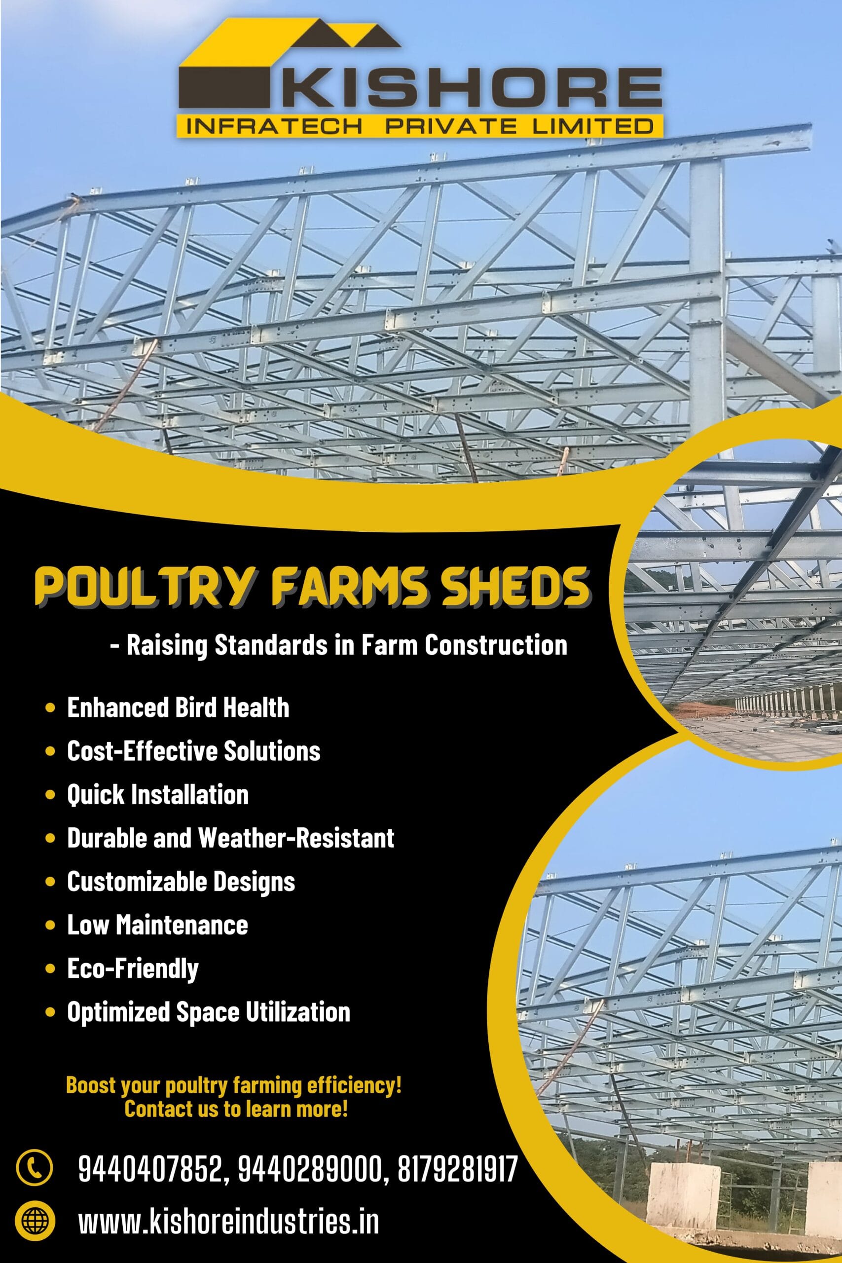 #1 Ec Poultry Shed Manufacturer Fully Automatic in Hyderabad